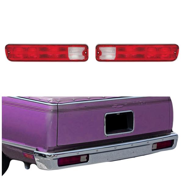 商品名: HECASA テールライトアセンブリ 1979-1987 シボレー シボレー エル カミノ マリブステーションワゴン/GMCカバレロ リアテールランプ テールライト レッドレンズ LH&amp;RH (ペア) HECASA Tai...