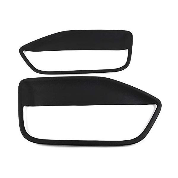 商品名: VRracing フロント左右ドアパネル挿入カード 交換用 2枚 フォード マスタング 2005 2006 2007 2008 2009 ブラック GRAND ORANGE 2PCS Front Left &amp; Right ...