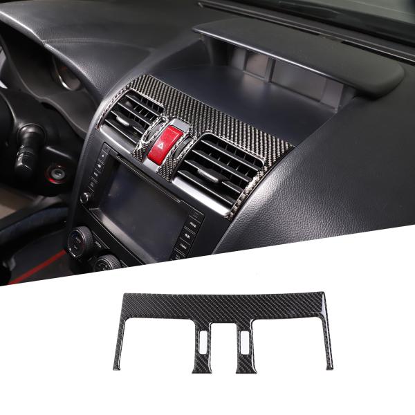 商品名:  Fgtagtal Real Carbon Fiber Center Console Air Outlet Trim Cover Compatible with Subaru Forester 2013-2018, Front C...