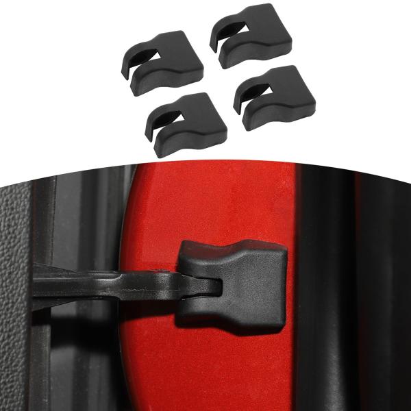 商品名: RT-TCZ DOORSTOP 4個セット シボレーシルバラード、コロラド、GMCシエラ、エクイノックス、キャニオン2014年以降のABSプラスチック製、取り付け簡単、ブラック。 RT-TCZ for Colorado Door ...