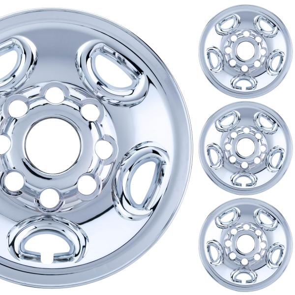 商品名:  PACRIM 16" Chrome Wheel Skin Set Made for Chevrolet Silverado 2500, Suburban, and GMC Yukon (1999-2009) | Durable ...