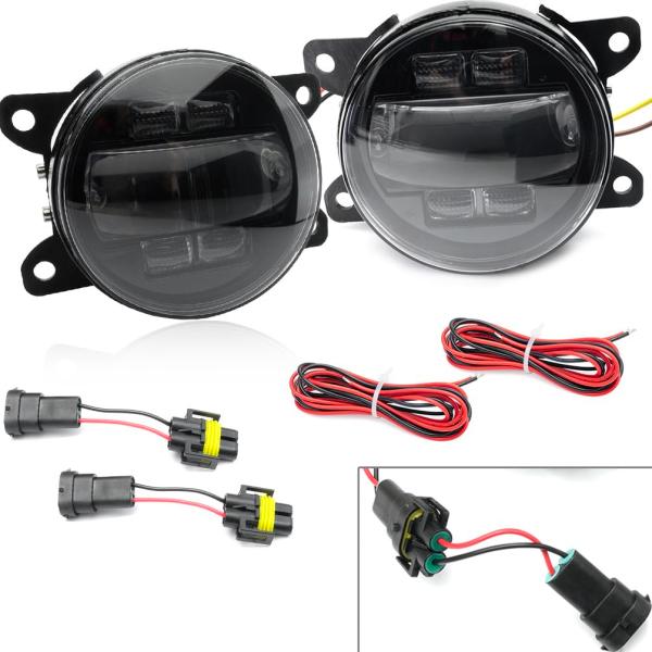 商品名:  NJSBYL LED Fog DRL Lights for Range-R0ver L322/Sport L320 2010-2012, Land-Rover LR2/LR4 2010-2016 White LED Daytim...