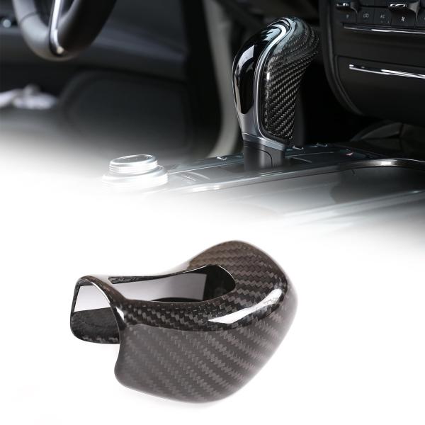 商品名: ギアシフトノブヘッドカバー Maser@ti Levante 2013-2018 Ghibli 2013-2018 President 2013-2018 カーギアシフトノブカバーインサート装飾プロテクター(インサートシェル、ブラ...