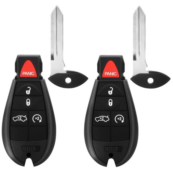商品名:  2 × Key Fob Replacements Keyless Entry Remote for 2008 2009 2010 2011 2012 2013 2014 Grand Cherokee Charger Durang...