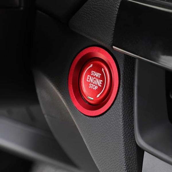 商品名: ruihe Red Engine Start Stop Cover Trim Fit for Chevy Suburban2021-2024/Tahoe 2021-2024/Chevrolet Blazer 2019-2024/C...