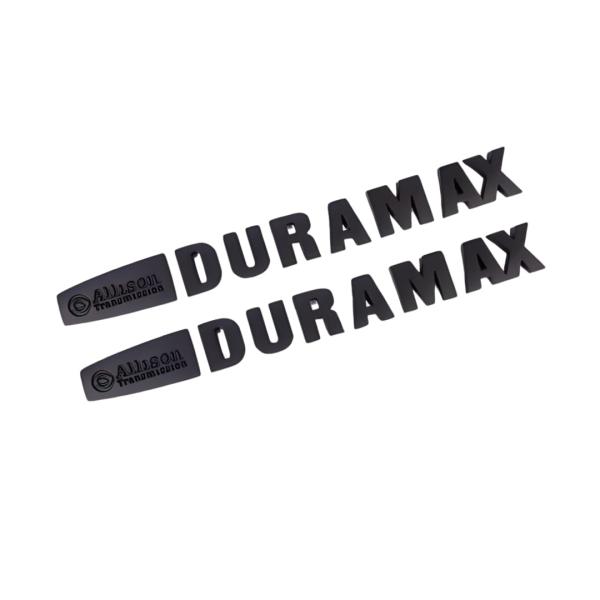 商品名:  Duramax Badge Emblem 2Pcs Allison Matte Black - Replacement for 2015 Silverado 2500HD/3500HD with Adhesiveブランド: XP...