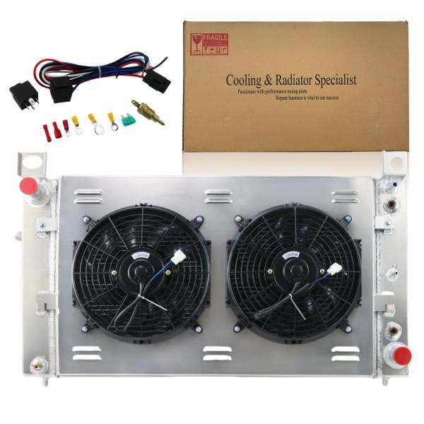 商品名:  Radiator Shroud Fan for 1999-12 Chevy Silverado 1500 2500 Tahoe 4.8 5.3L, 1999-2007 GMC Sierra 1500 2500, 2000-200...