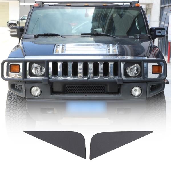 商品名:  Front Headlight Panel Trim Compatible with Hummer H2 2003-2009, Front Light Headlight Cover Angry Eyes Style Headl...