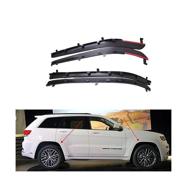 商品名:  SOSEGA Fender Wheel Eyebrow Arch Flares Extensions Mudguard 4Pcs for Jeep Grand Cherokee SRT Trackhawk Overland Li...