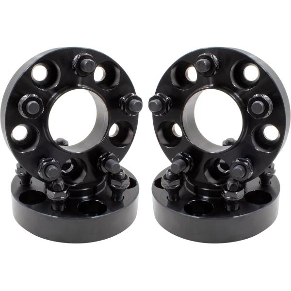 商品名: ホイールアクセサリーパーツ 4個ハブセントリック ホイールスペーサー 5 オン 4.50 1.25インチ 厚さ 14mm 1.50 スレッドスタッド 71.50mm ハブ 2005 + クライスラー 300 | ダッジ 2009+...