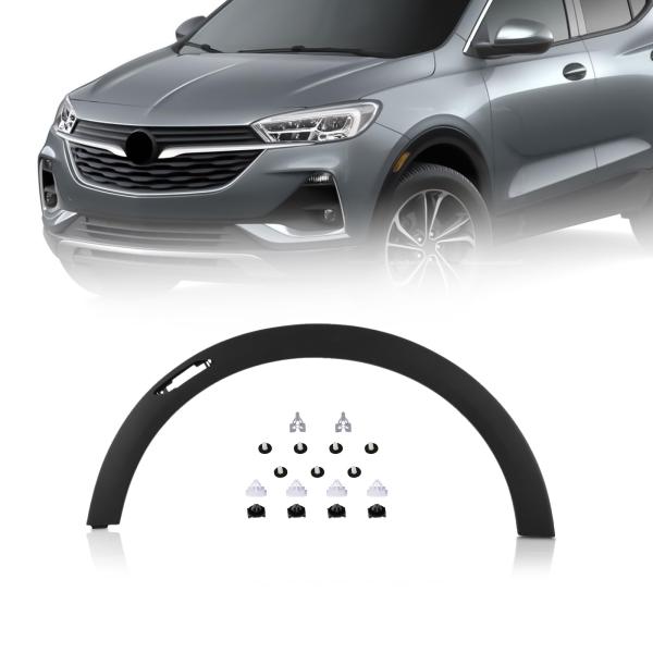 商品名: KARPAL フロントホイールアーチフェンダー トリムモールディング 42755497 2020 2021 2022 ビュイックアンコールGXに対応 (左側) KARPAL Front Wheel Arch Fender Trim...