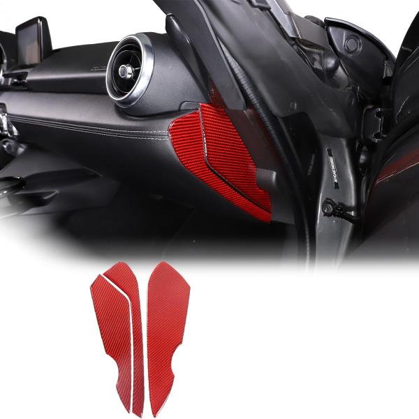 商品名:  Soft Carbon Fiber Interior Door Panel Trim Anti Kick Sticker for Mazda MX-5 ND 2015-2023 Car Door Anti-Impact Buff...