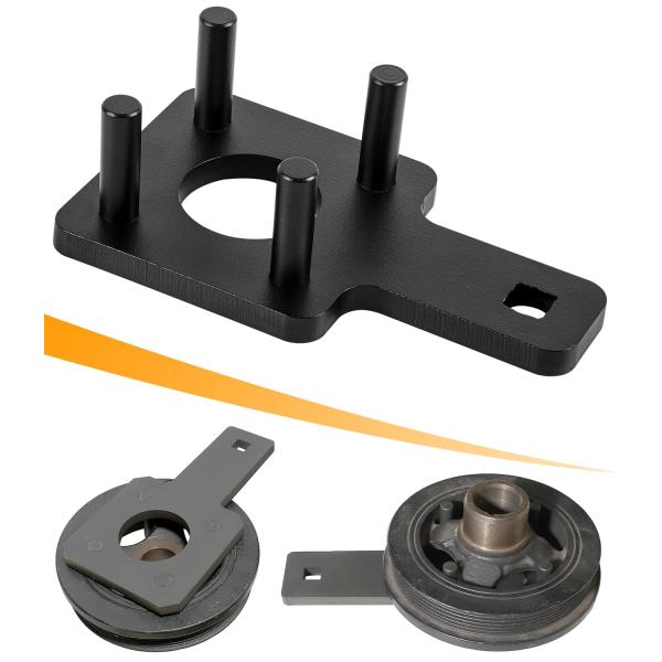 商品名: アップグレード 10198A クランクシャフトクランクプーリーレンチホルダーツール VW Routan Dodge Chrysler Ram 3.6L 3.2L 3.0Lエンジン対応 Upgraded 10198A Cranksh...