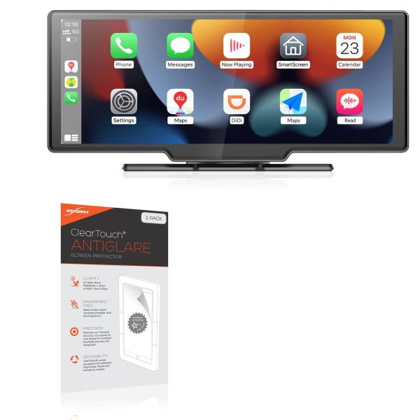 商品名:  BoxWave Screen Protector Compatible with Unitopsci Portable Car Stereo (9.3 in) - ClearTouch Anti-Glare (2-Pack), ...