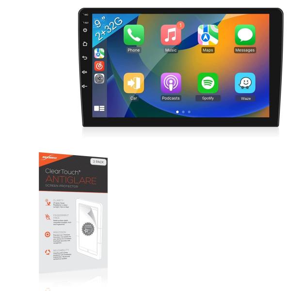 商品名:  BoxWave Screen Protector Compatible with Meteeser Double Din Android Carplay Stereo (9 in) - ClearTouch Anti-Glare...