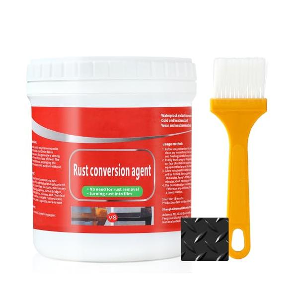 商品名: TPTAL 水性錆除去剤 金属用 サビリノベーター 金属用錆コンバーター錆除去コンバーター ブラシ付きメタリックペイント 多機能防錆塗料 300g / 10.8オンス (ブラック) TPTAL Rust Renovator,Rus...