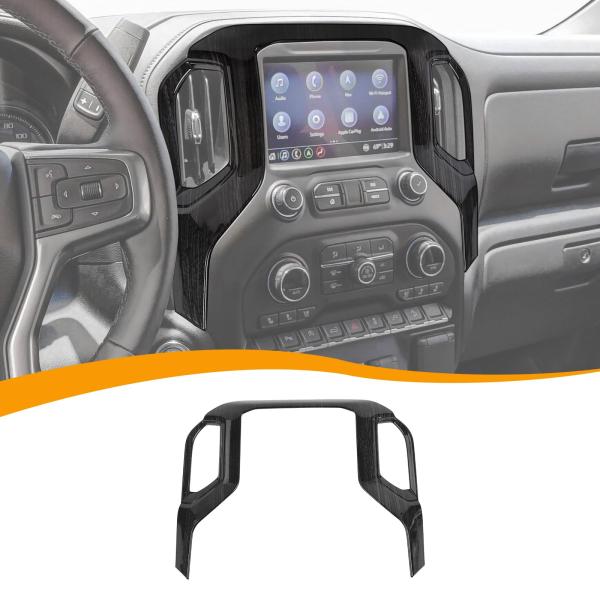 商品名:  Hoolcar Center Console Navigation Trim Panel Middle Air Conditioning Vent Cover Compatible with Chevrolet Silverad...