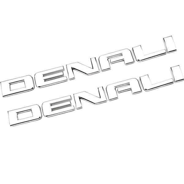 商品名:  Denali 2-PC Nameplate Emblem HD Badge for GMC Yukon &amp; Sierra 2007-2020 Models - Genuine Replacement Emblem - C...