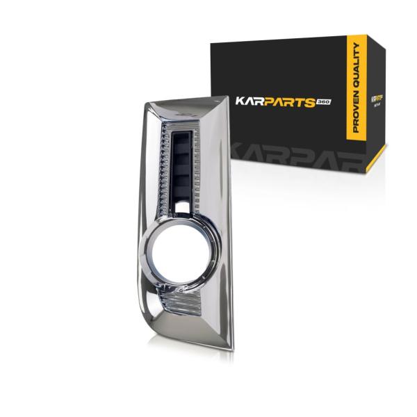 商品名:  KarParts360 For GMC Terrain 2010 11 12 13 14 2015 Fog Light Bezel Passenger Side | Front | Chrome | Replacement Fo...