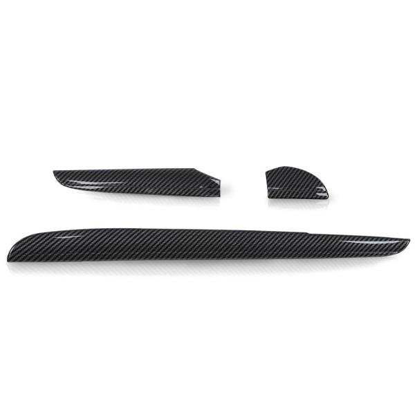 商品名:  PIT66 Central Control Dashboard Cover Trim Bezels Compatible with Chrysler 300 2011-2023 Black Carbon Fiber Polish...