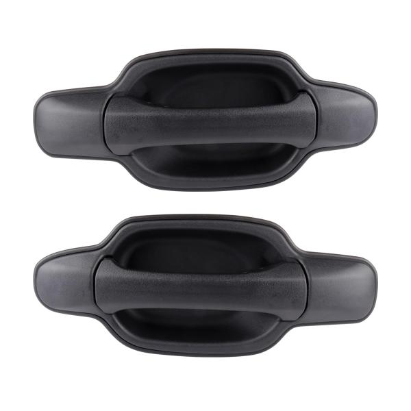 商品名: ECCPP エクステリアドアハンドル 2004-2008 コロラドアウター交換用リアドライバー助手席ドアハンドル 2個 ブラック 79318、25802004、15243678、15243678、97319319、25875523...