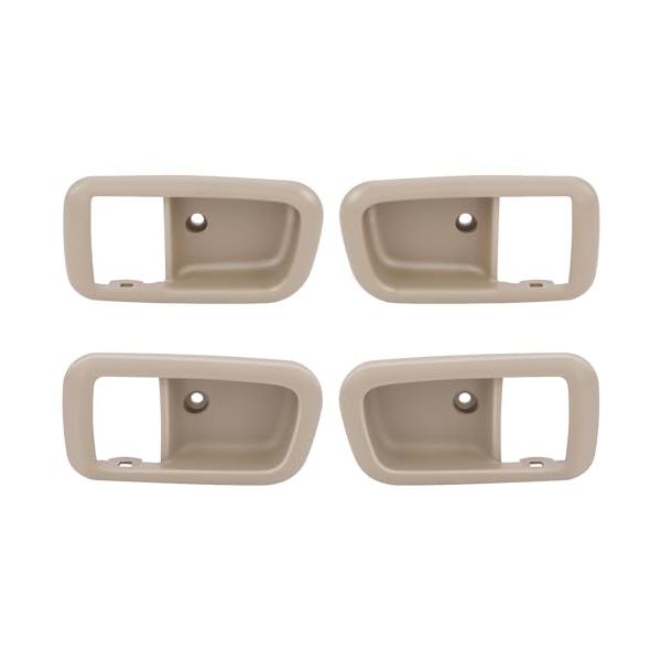 商品名: ECCPP 内装ドアハンドル 2000-2006 トヨタ用 タンドラ用 外装交換用 フロントリアドライバー 左助手席右ドアハンドル 4個 ベージュ 69278-0C010-E1,69277-0C010E1,69298-0C010-...