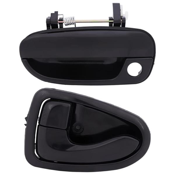 商品名:  ECCPP Interior Exterior Door Handles 2000-2005 for Hyundai for Accent Outer Replacement Front Driver Left Door Han...