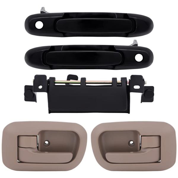 商品名:  ECCPP Interior Exterior + Tailgate Door Handles 1998-2003 for Toyota for Sienna Outer Replacement Front Driver Pas...