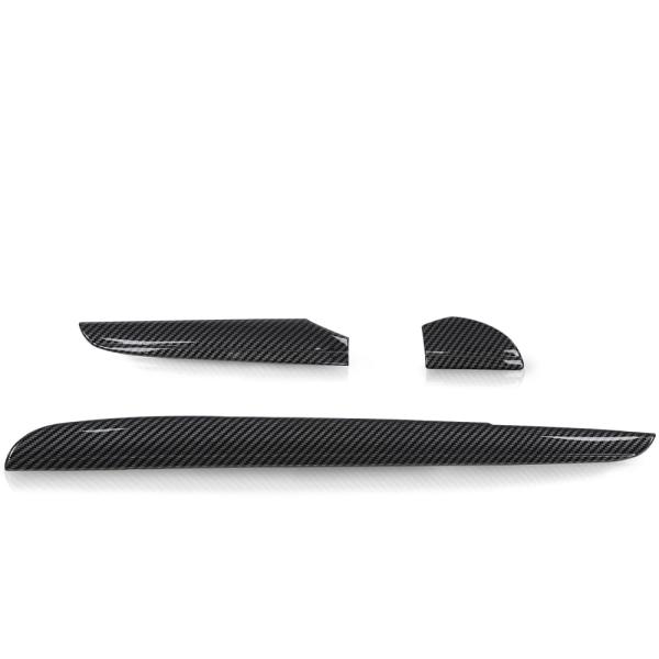 商品名:  CHEDA Central Control Dashboard Cover Trim Bezels Compatible with Chrysler 300 2011-2023 Black Carbon Fiber Polish...