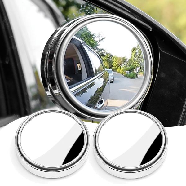 商品名:  Yumfugu 2 PCS Car Reversing Auxiliary Blind Spot Mirror, 360° Rotating Push-type Hgh-definition Crystal Glass Rear...