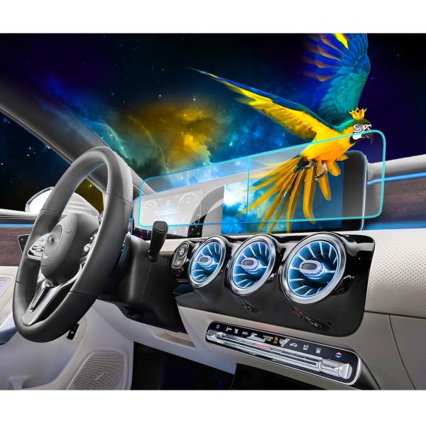 商品名: EUEKY 2024 GLB GLA スクリーンプロテクター 2020-2025 メルセデスベンツ CLA GLB CLA250 10.25インチ用 ディスプレイ タッチスクリーン 強化ガラス 保護フィルム 2024 EQB アク...