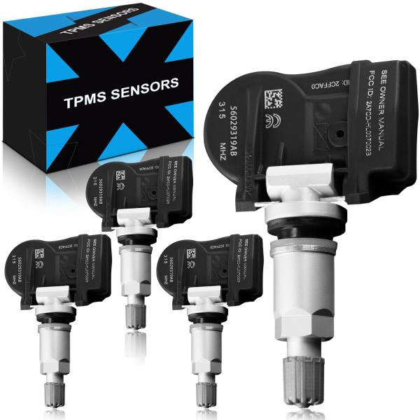 商品名: YZHIDIANF 事前にプログラムされたタイヤ空気圧センサー クライスラー 200 300 アスペン パシフィカ セブリング用 ダッジアベンジャーチャージャー デュランゴ ダコタ ジープグランドチェロキー 315MHZ 5602...