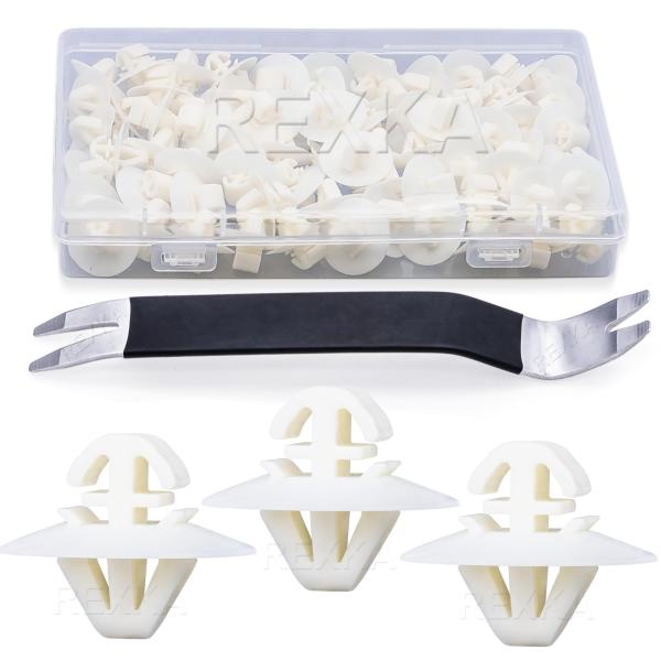 商品名:  Rexka 41pcs Sprinter W906 Side Body Panel Molding Door Panel Trim Clip for Mercedes Benz 2500 3500 0029918570 &amp...