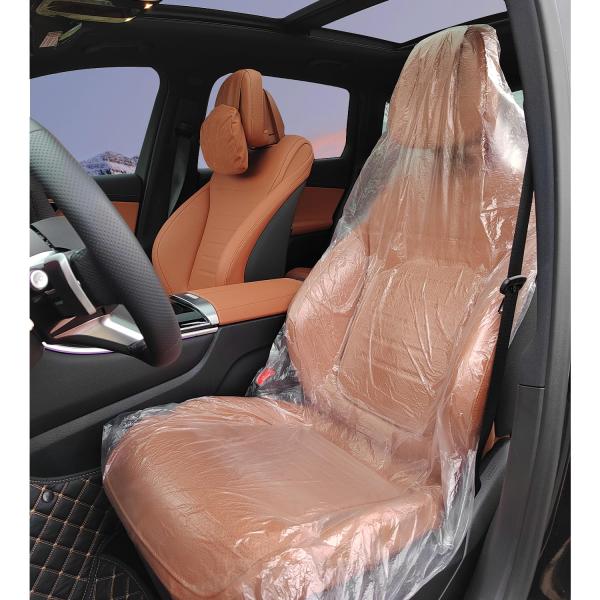 商品名: IHOTDER 使い捨てカーシートカバー 防水プラスチックシートカバー 車 トラック バスシート ユニバーサル自動車シートカバー カーアクセサリー インテリア レディース メンズ 50枚 IHOTDER 50PCS Disposa...