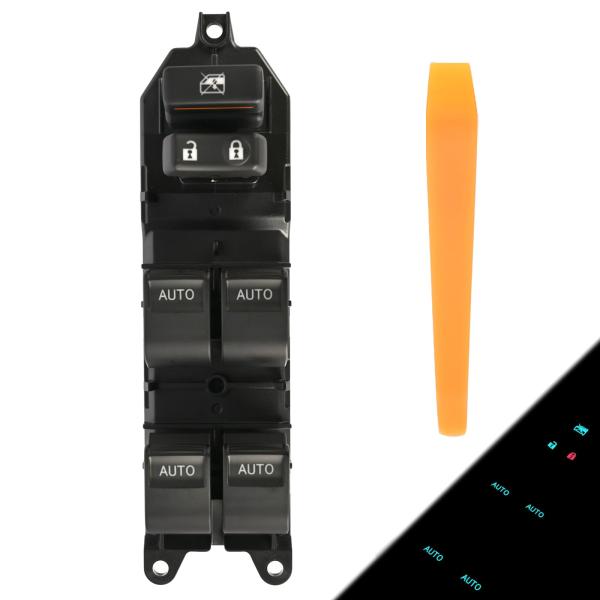 商品名: Magimaker 84820-0R040 パワーウィンドウスイッチ コントロールパネル フロント左運転席側 ブルーLEDライト トヨタ タンドラ 2007-2021 848200R040 マスターウィンドウスイッチ交換用 Mag...