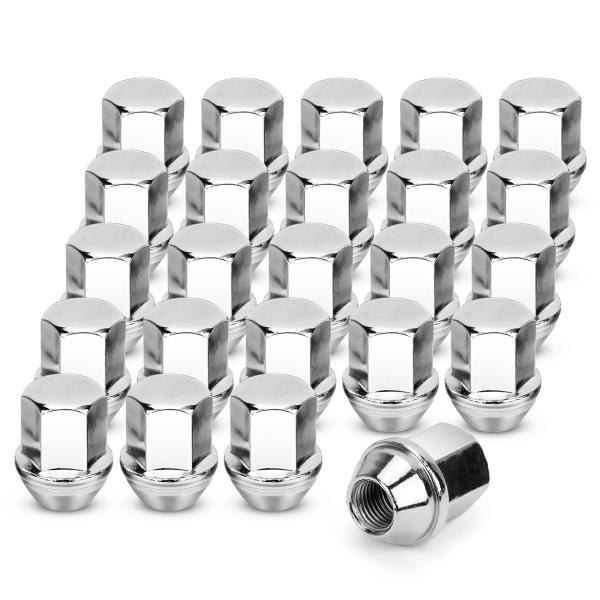 商品名: 611-330 24個 M14x1.5 クローム OEM ファクトリースタイル ラグナット 22mm 六角、長さ38.5mm 11-22 ジープ グランドチェロキー、05-19 クライスラー 300、11-20 ダッジ デュランゴ...