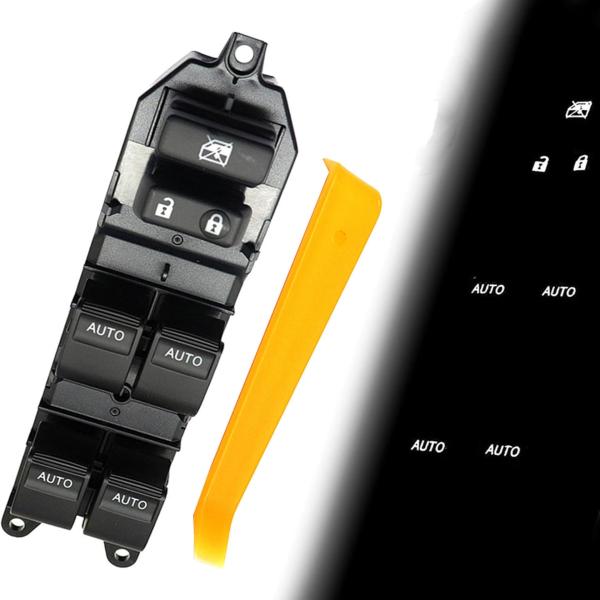 商品名: GXARTS 84820-0R040 フロント左運転席側パワーウィンドウスイッチ コントロールパネルスイッチ ホワイト LEDライト トヨタ タンドラ 2007 2008 2009 2010 2011 2012 2013 2014...