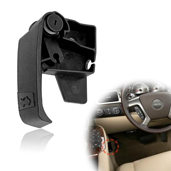 商品名:  CmeRto Hood Latch Release Pull Handle ABS Black Replacement for 1995-2007 GMC Cadilac C3500 C1500 K1500 Truck Latc...