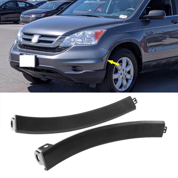 商品名: 左右ペアサイドフロントホイールフェンダーフレアモールディングトリム。H0nda CR-V 2007 2008 2009 2010 2011用。 Front Wheel Fender Flare Molding Trim Fit F...