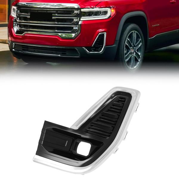 商品名:  KARPAL Front Fog Lamp Bezel Compatible with 2020 2021 2022 GMC Acadia, Driver Side, Replaces 84740047ブランド: KARPAL商...