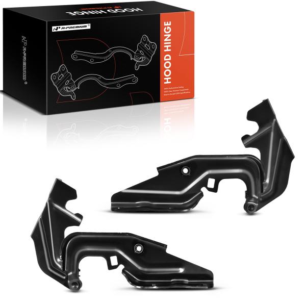 商品名: A-Premium フロントドライバーと助手席フードヒンジ 三菱ランサー2008-2017、フロント左右、2個セット、交換# 5905A093、5905A094に対応 A-Premium Front Driver and Pass...
