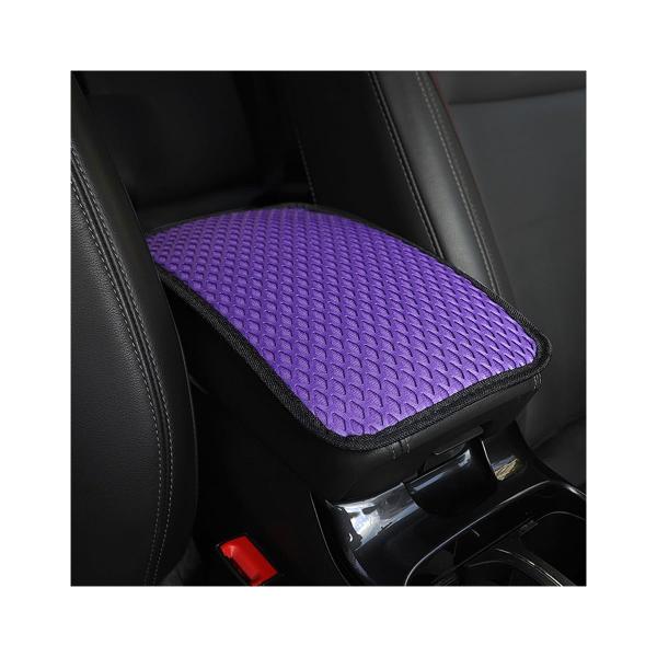 商品名: Bittwee 車用センターコンソールカバー 滑り止め 通気性 オールシーズン 自動車メッシュアームレストボックスパッドカバー 快適なサポート 車内装飾 SUV トラック RV用 ユニバーサル (パープル) Bittwee Car...