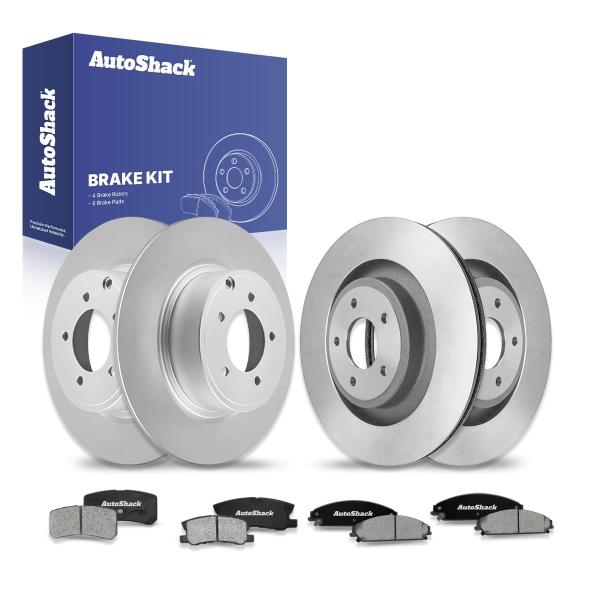 商品名:  AutoShack Front &amp; Rear Brake Rotors Ceramic Brake Pads | Replacement For 2013-2014 Chrysler 200 2008-2009 Dodg...