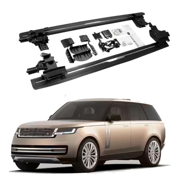 商品名: Deployable Power 電動ランニングボード サイドステップペダル ナーフバー アルミニウム ランドローバー レンジローバー 2023 2024用 Deployable Power Electric Running Bo...