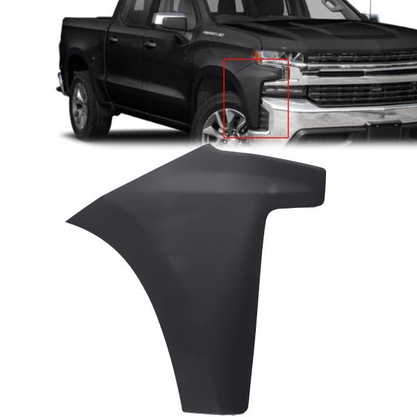 商品名: KARPAL フロントバンパー アウターフィラーパネル 助手席側 2019 2020 2021 シボレー シルバラード 1500 交換用 84658018 KARPAL Front Bumper Outer Filler Pane...