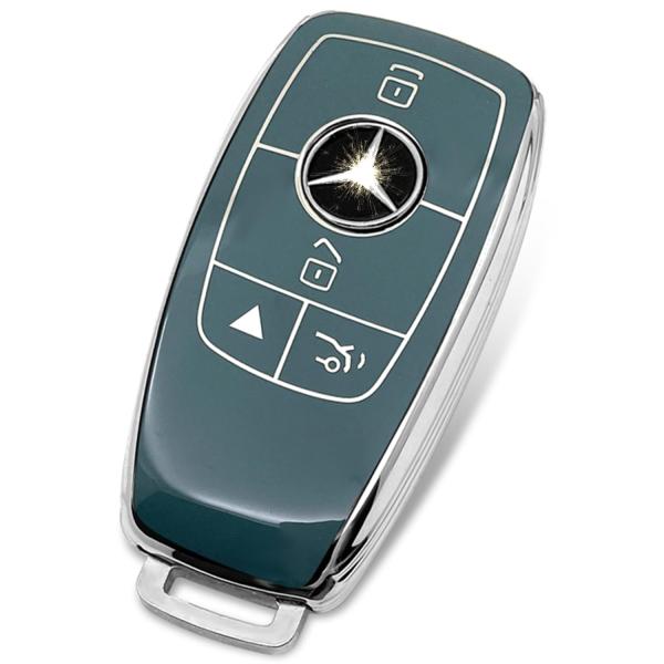 商品名: HAOYOUMEIはメルセデスベンツのキーに適しています。高度なソフトTPUキーカバーは、C E R S G S CLS CLK GLC GLE GLS SL SLR Maybach McLaren AMG スマートリモートキー(...