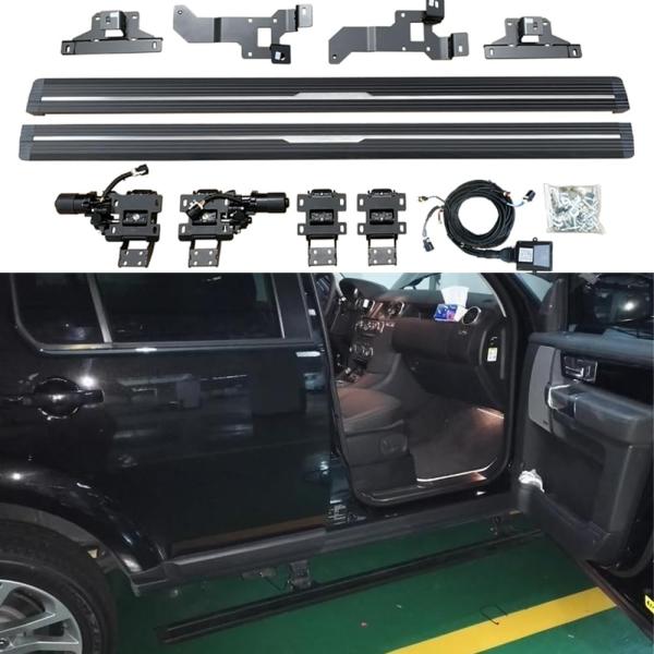 商品名: Deployable Power 電動ランニングボード サイドステップペダル ナーフバー アルミニウム ランドローバーディスカバリー4 2013 2014 2015 2016用 SOYDAN Deployable Power El...