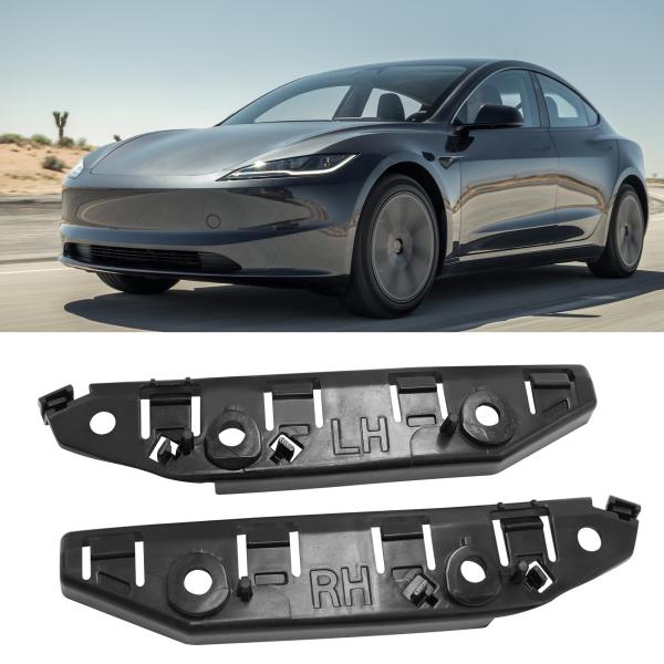 商品名: Jaronx 2017-2021 Tesla Model 3 フロントバンパーブラケット 1084181-00-E 1084182-00-Eに対応 左右フロントフェンダーリテーナーブラケットホルダー Tesla モデル3用 フロン...