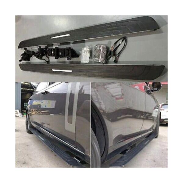 商品名: Deployable Power 電動ランニングボード サイドステップペダル ナーフバー アルミニウム ランドローバー L460 SWB 2022 2023 2024用 Deployable Power Electric Runn...