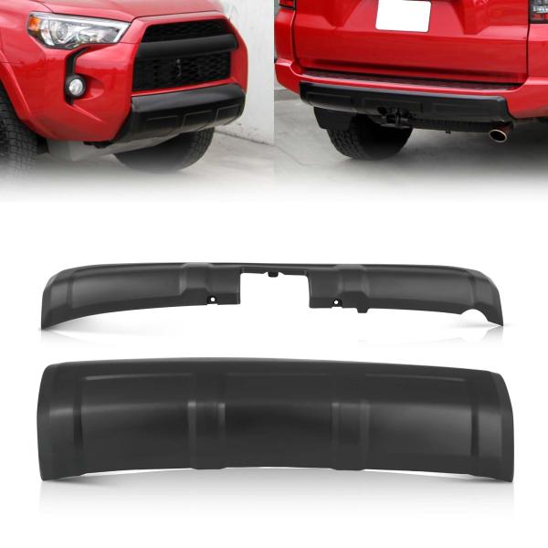商品名: KARPAL フロントリア下部バランスパネルバンパーフィット 2014-2023 トヨタ 4Runner TRD Pro オフロード用 5390135240+5216935110/TO1095204+TO1195105の交換用 K...